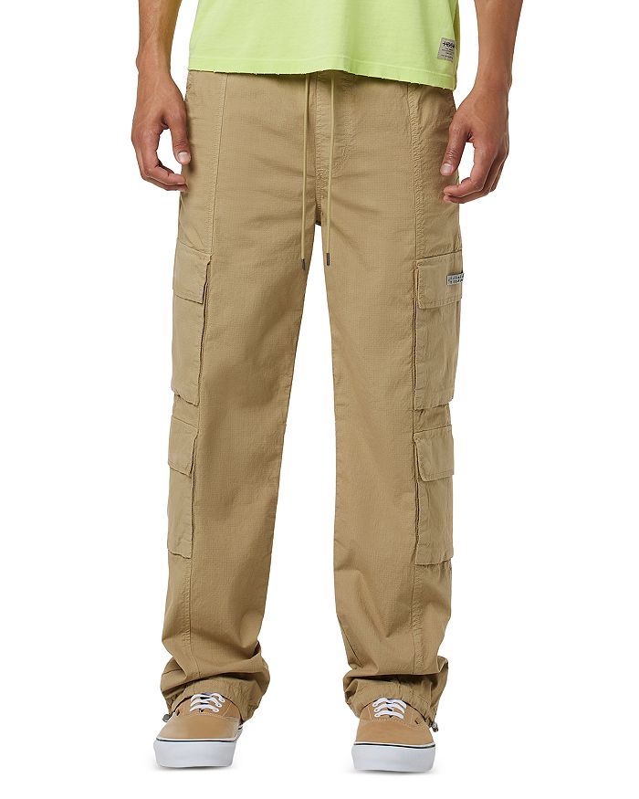Hudson Drawstring Cargo Pants in Ripstop Tan | Bloomingdale's