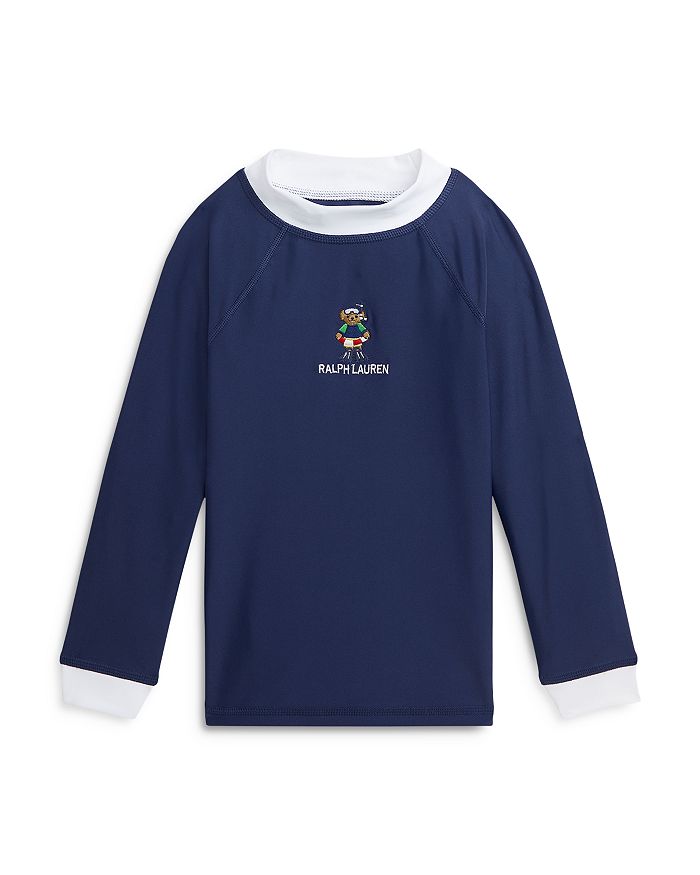 Ralph Lauren Boys' Embroidered Polo Bear Rash Guard - Little Kid ...