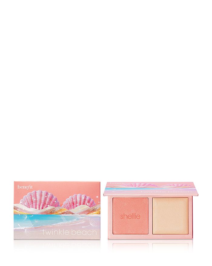 Benefit Cosmetics Twinkle Beach Mini Blush & Highlighter Palette ...