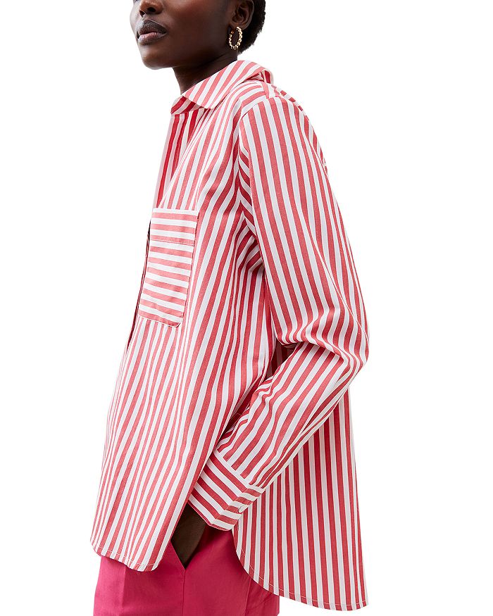 FRENCH CONNECTION Relaxed Popover Shirt | Bloomingdale's