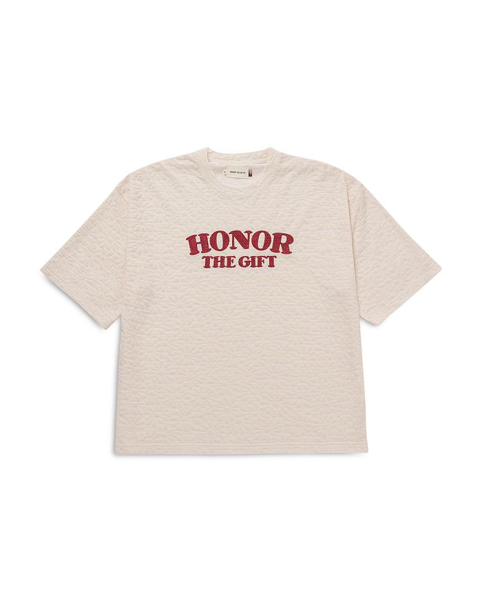 Honor the Gift Oversized Fit Stripe Box Logo Tee | Bloomingdale's