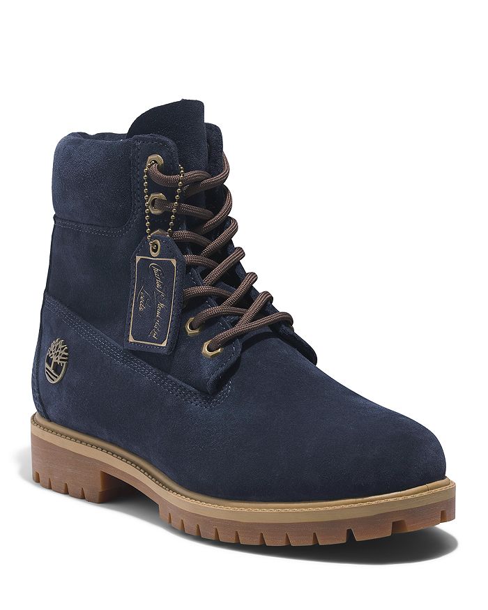 Timberland Men's C.F. Stead Indigo Suede Heritage 6" Boots | Bloomingdale's