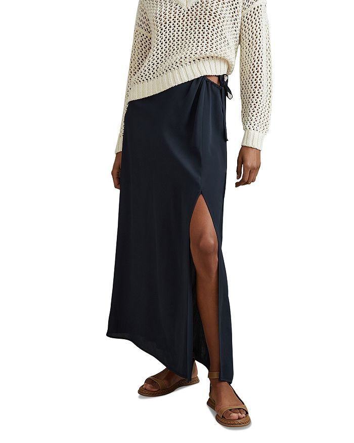 REISS Esme Side Slit Maxi Skirt | Bloomingdale's