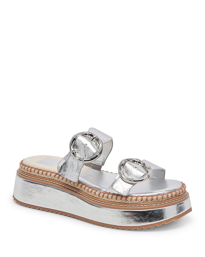 Dolce Vita Women's Rysha Slip On Buckled Platform Sandals | Bloomingdale's