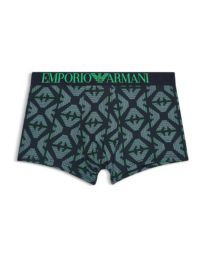 Emporio Armani Logo Stretch Microfiber Trunks | Bloomingdale's