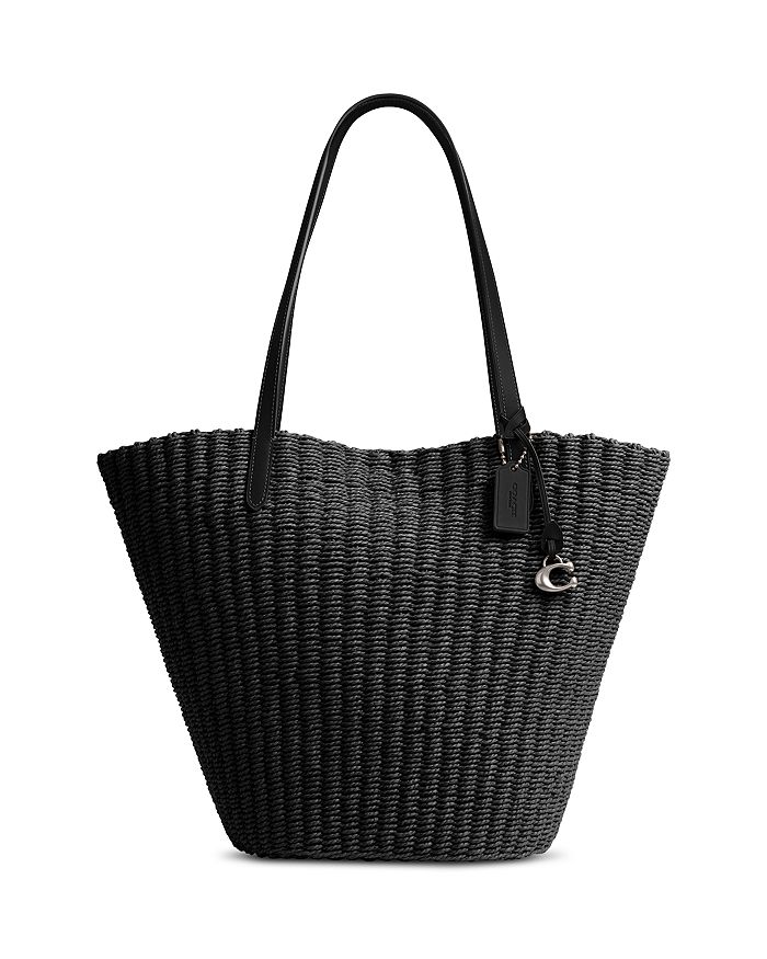 COACH Straw Tote | Bloomingdale's