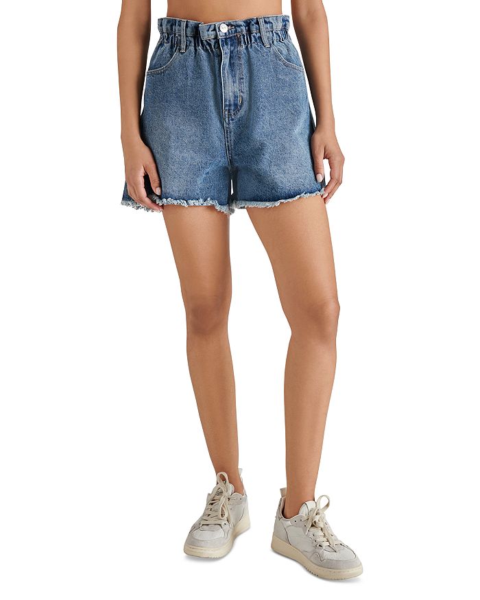 STEVE MADDEN Lunetta Denim Shorts | Bloomingdale's