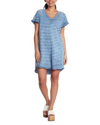 Click here for Billy T Ruffle Sleeve V Neck T Shirt Dress prices