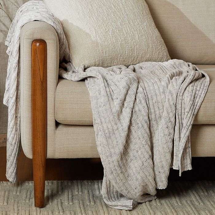 Parachute Oversized Rib Knit Throw | Bloomingdale's
