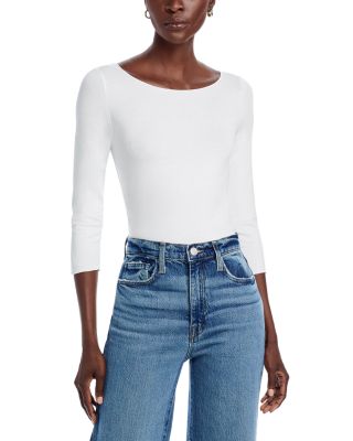 Click here for Majestic Filatures Boatneck Three Quarter Sleeve T... prices