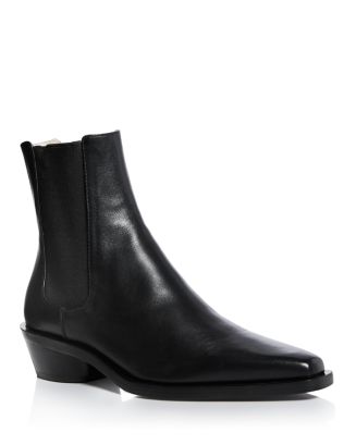 Proenza Schouler Women's Bronco Snip Toe Stretch Chelsea Boots ...