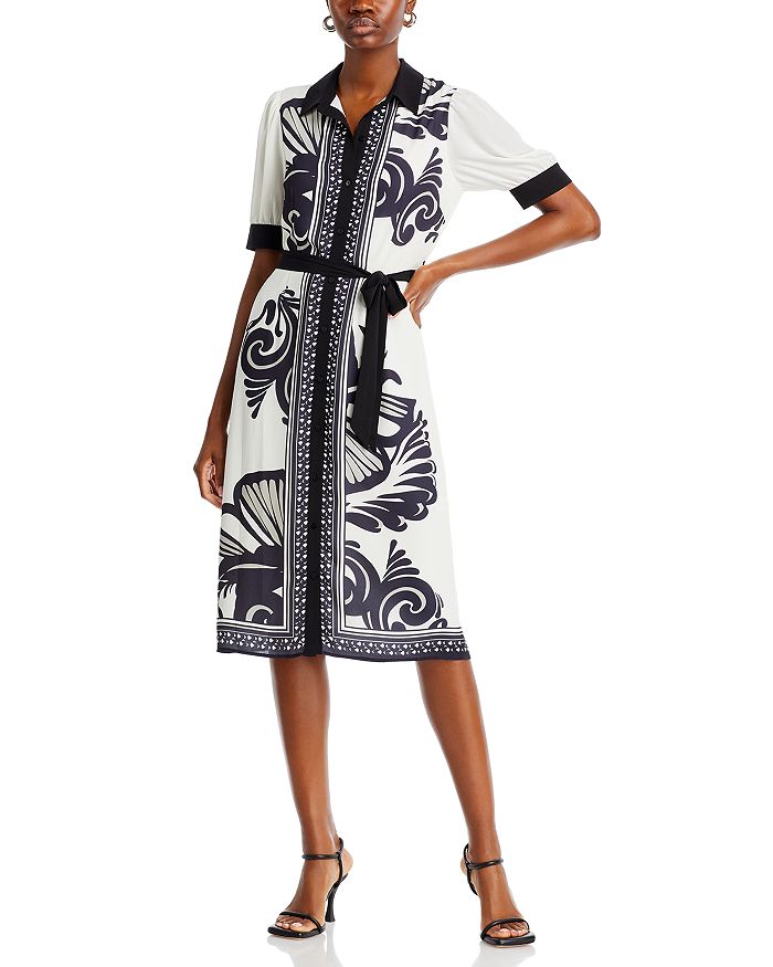 T Tahari Puffed Elbow Sleeve Shirt Dress | Bloomingdale's