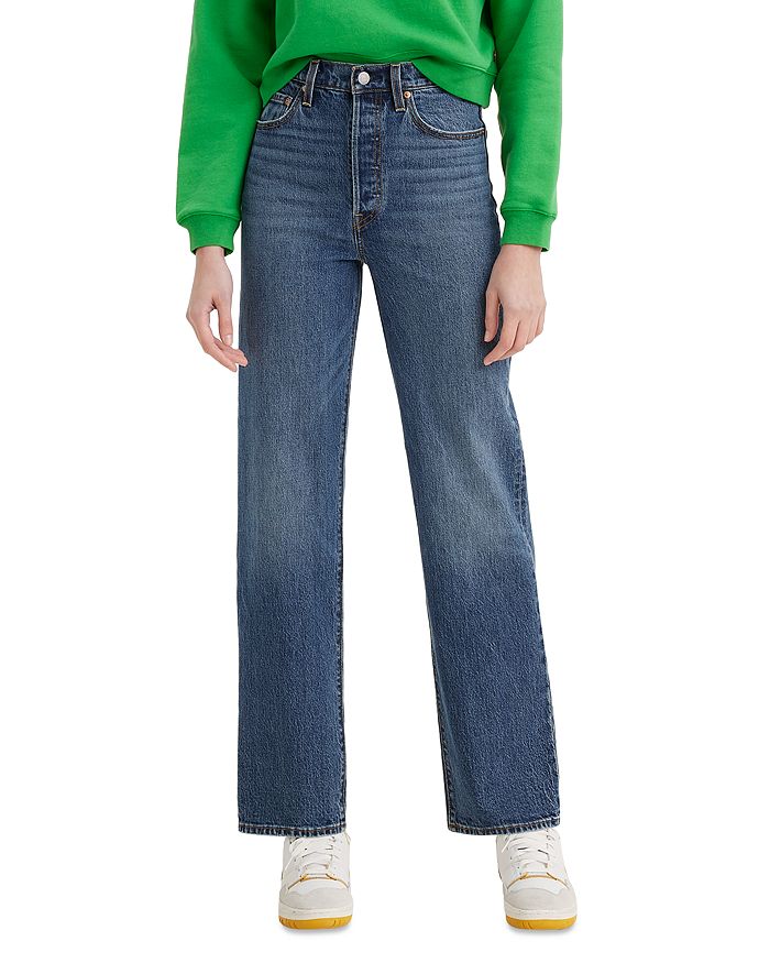 Levi's Ribcage High Rise Straight Jeans in Valley View | Bloomingdale's