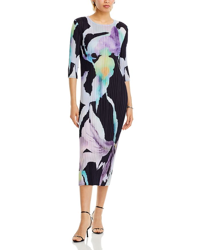 Nancy Yang Crinkled Column Dress | Bloomingdale's
