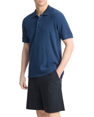 Click here for Vince Variegated Texture Polo Shirt prices