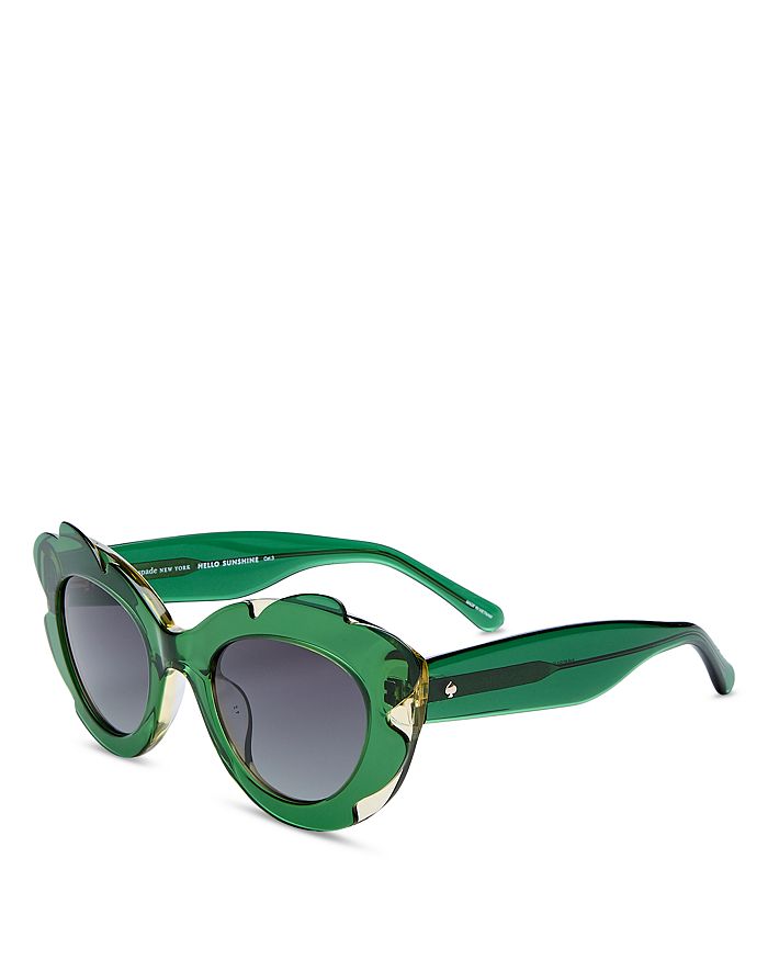 kate spade new york Ahmeira Cat Eye Sunglasses, 49mm | Bloomingdale's