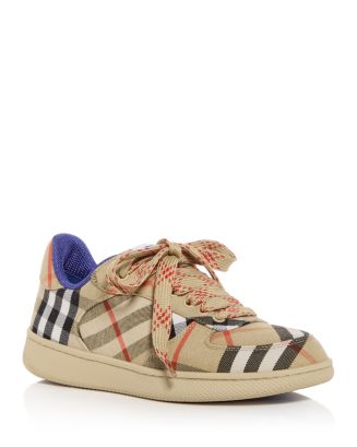 Burberry Women s Terrace Check Low Top Sneakers Bloomingdale s