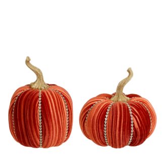 Mark Roberts Jeweled Velvet Pumpkins, Set of 2 | Bloomingdale's