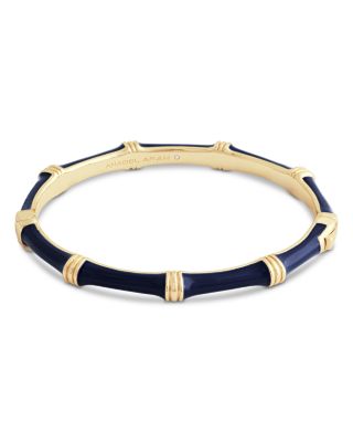 Click here for Anabel Aram Enamel Bamboo Shaped Hinge Bangle Brac... prices