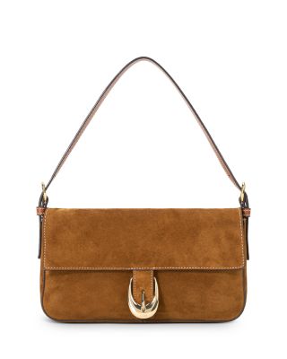 Click here for Staud Harlow Suede Shoulder Bag prices