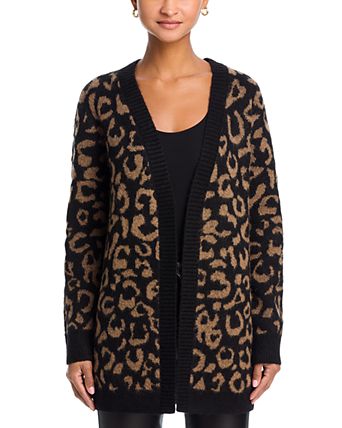 Leopard Print Cardigan - Bloomingdale's Leopard Print Cardigan - Bloomingdale's