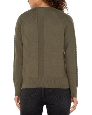 Liverpool Los Angeles Crewneck Raglan Sleeve Sweater | Bloomingdale's