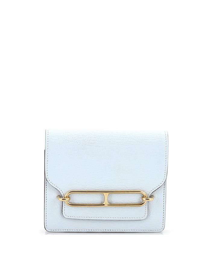 Pre-Owned Hermes Roulis Slim Wallet Chevre Mysore | Bloomingdale's