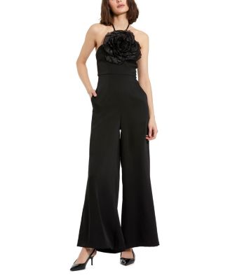 Click here for Mac Duggal Flower Embellished Crepe Halter Neck Ju... prices