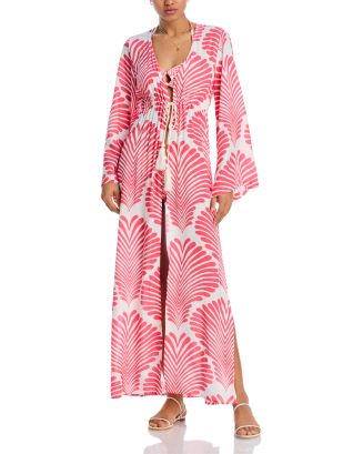 Palmacea Ruby Palm Printed Cover Up Robe | Bloomingdale's