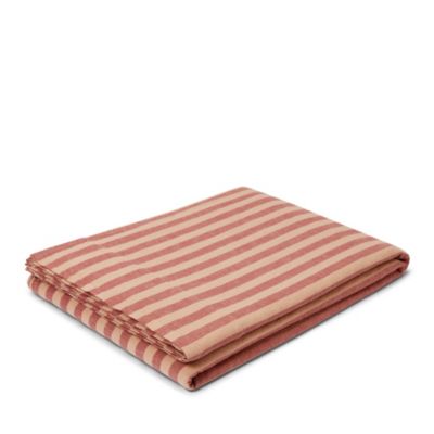 Click here for Piglet in Bed Pembroke Stripe Linen Blend Flat She... prices