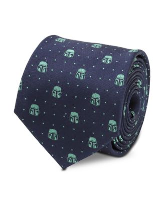 Cufflinks Inc Star Wars Mandalorian Helmet Dotted Tie | Bloomingdale's