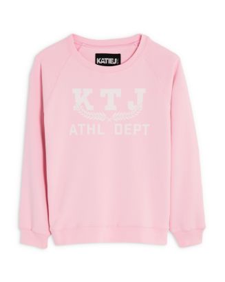 KatieJnyc Girls' KTJ Crewneck Sweatshirt - Big Kid | Bloomingdale's