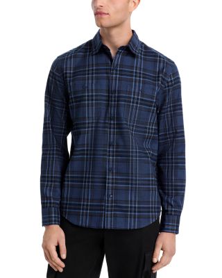 Mack Weldon WARMKNIT Brushed Flannel Button Down Shirt | Bloomingdale's