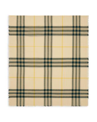 Burberry Check Wool Scarf | Bloomingdale's