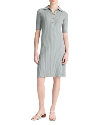 Vince Elbow Sleeve Polo Dress | Bloomingdale's