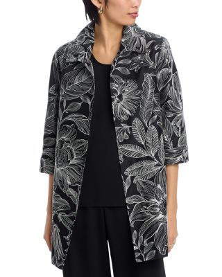 Caroline Rose Embroidered Topper Jacket | Bloomingdale's