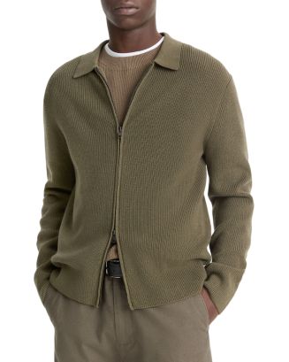 Vince Regular Fit Zip Front Sweater | Bloomingdale's Men