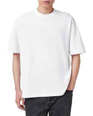 Click here for Allsaints Haven Cotton Logo Embroidered Tee prices