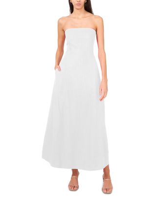 1.STATE Strapless Smocked Panel Maxi Dress | Bloomingdale's