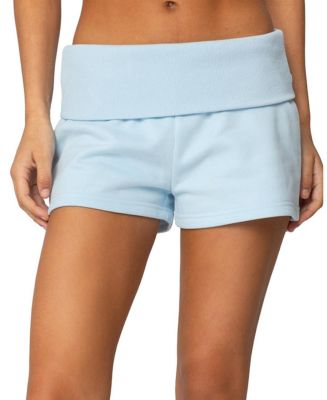 Edikted Super Fold Over Sweat Shorts | Bloomingdale's