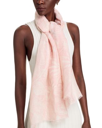 V Fraas Fraas Floral Palm Scarf | Bloomingdale's