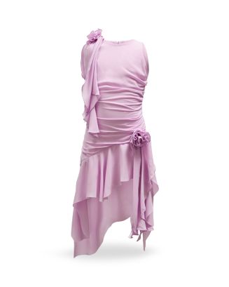 Bardot Girls' Addison High Low Ruched Dress - Little Kid, Big Kid ...