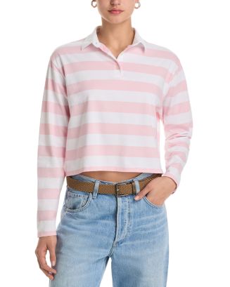 Kule The Lexie Cropped Rugby Shirt | Bloomingdale's