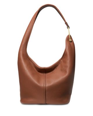 Click here for Michael Kors Sonny Medium Leather Hobo Shoulder Ba... prices