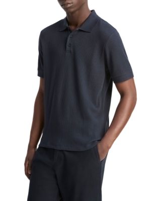 Click here for Vince Variegated Texture Polo Shirt prices