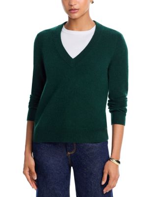 Click here for Aqua 100 Cashmere V Neck Sweater - Exclusive prices