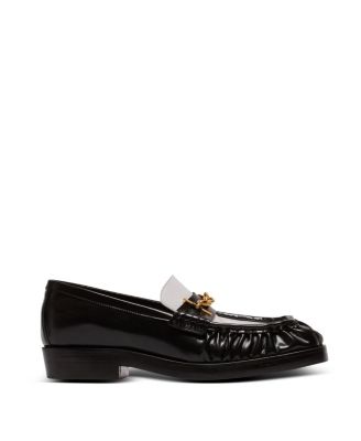 Click here for Balmain Mens Sync Glazed Leather Loafers prices