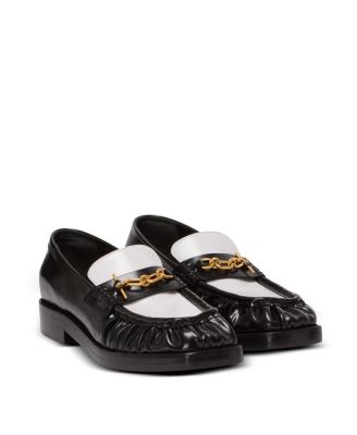 Click here for Balmain Mens Sync Glazed Leather Loafers prices