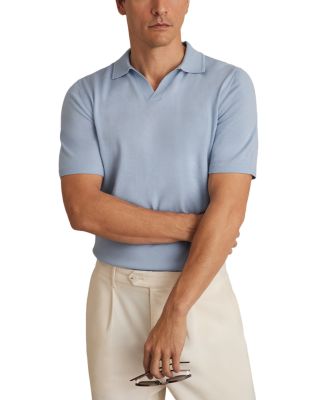 Click here for Reiss Duchie Merino Wool Open Collar Polo prices