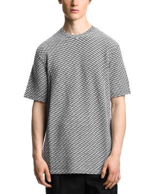 Click here for Emporio Armani Regular Fit Jacquard Geo Motif Tee prices